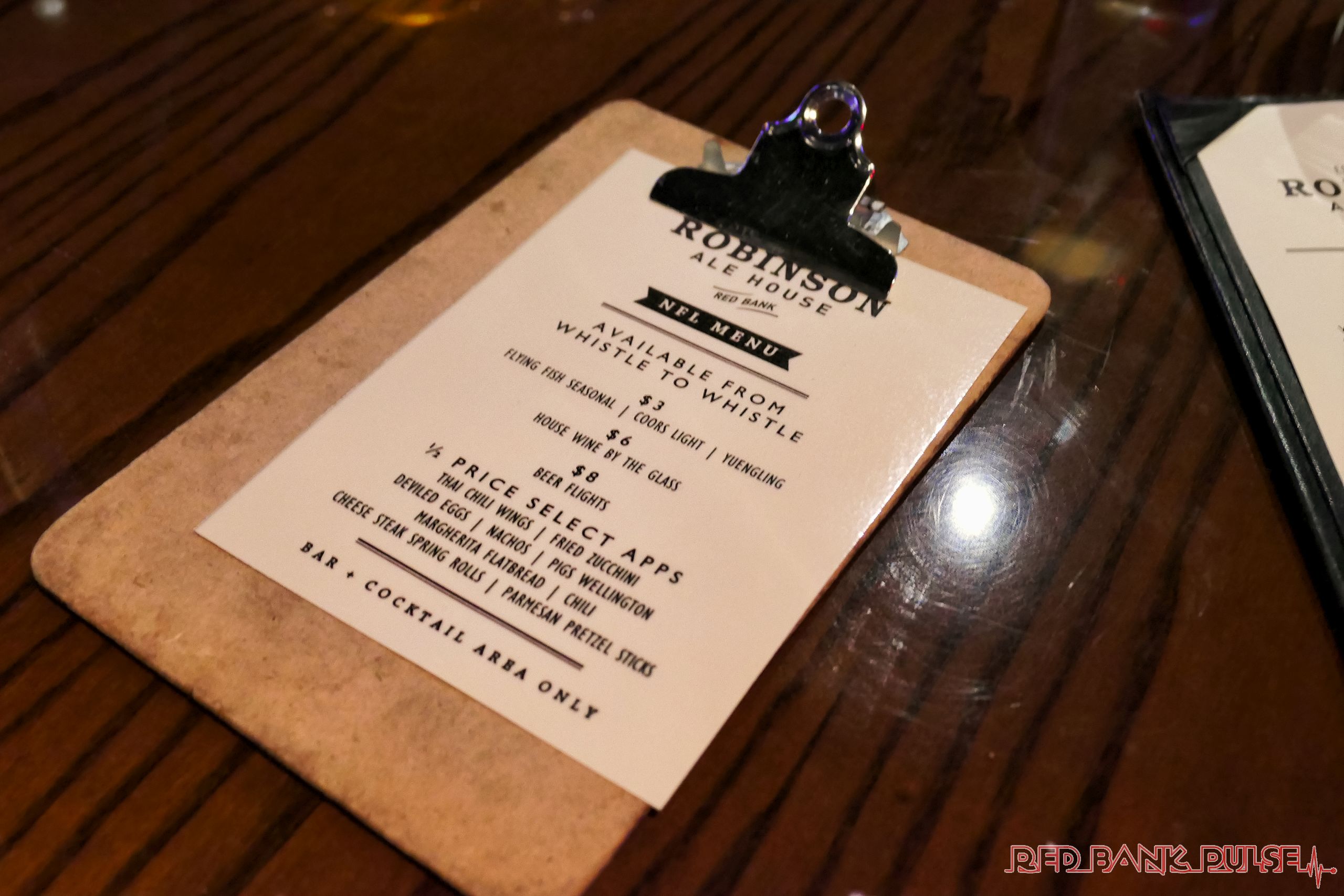 The Robinson Ale House NFL Game Day Menu 9 of 26