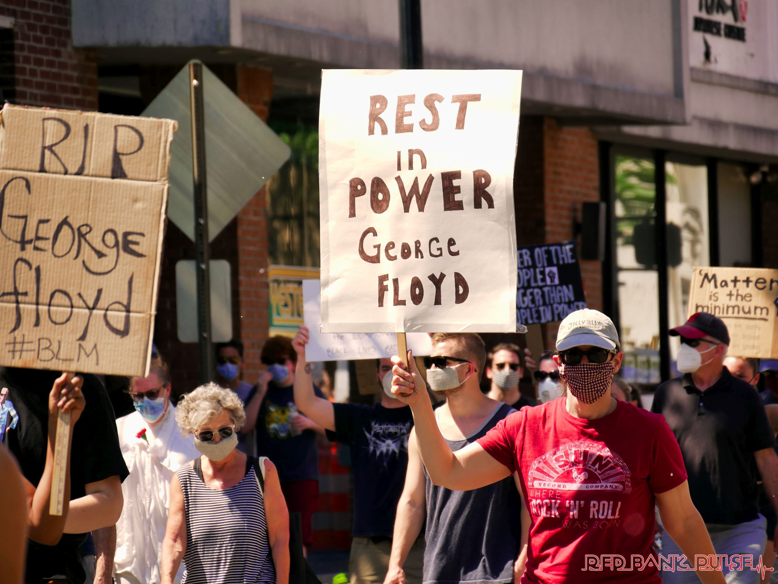 ‘Say their names’ peaceful protest draws hundreds to Red Bank to ...